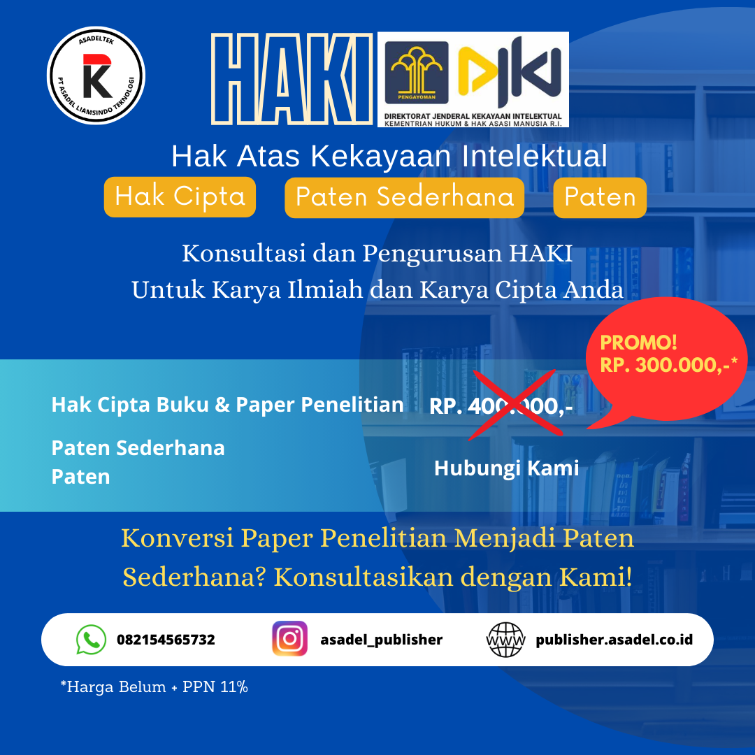 HAKI : Hak Cipta, Paten Sederhana & Paten - Asadel TEK